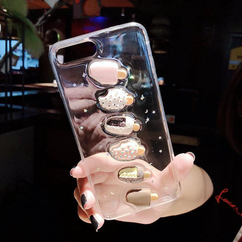 Buy Cute 3D Summer Ice Cream Phone Case for iPhone11 Pro XS Max XR6S 7 ...