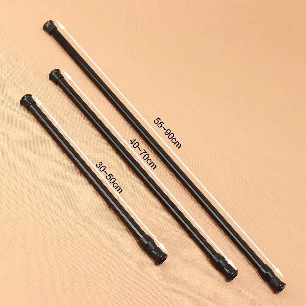 Buy Adjustable Extendable Wardrobe Spring Tension Rod Rail For Clothes ...