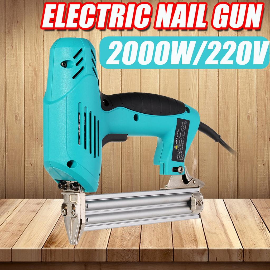 Buy Electric Straight Nail Gun 10-30mm High Power 220V 2000W Heavy-Duty ...
