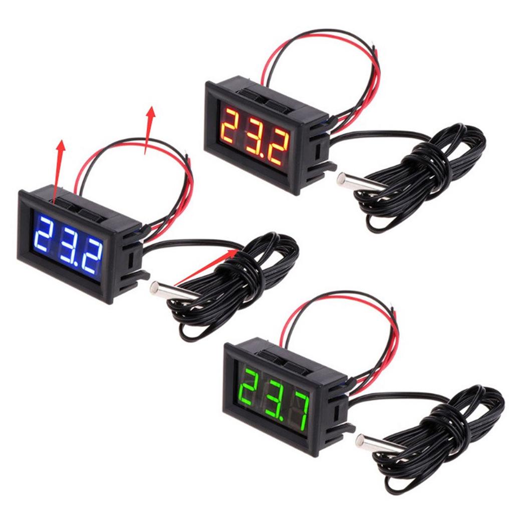 Buy 2V Embedded Digital Thermometer Digital Tube Display -50~110C ...