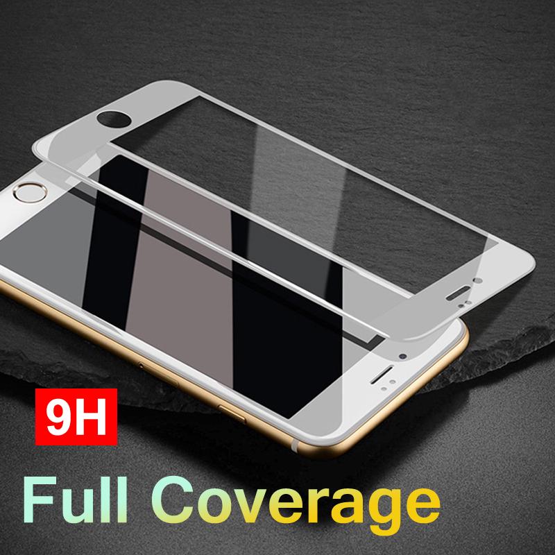 3D Curved edge Full Cover Screen Protector For iPhone 6 6s 5s 5 SE ...