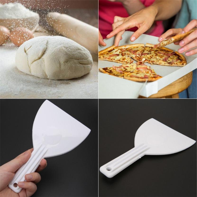 Buy Kitchen Cake Triangular Shovel Scraper Plastic Butter Dough Cutter ...