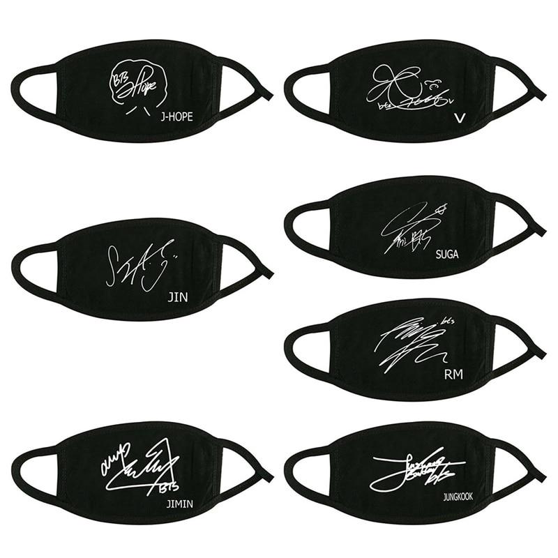 Buy Kpop BTS V JIMIN J-HOPE JIN JUNGKOOK RM SUGA Masks Mouth Unisex ...