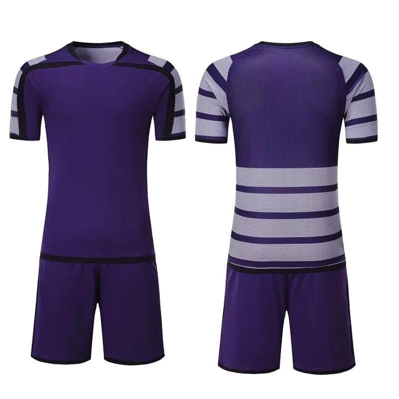 Buy Men's Soccer Jerseys Suit Summer Casual Loose Short Sleeve T Shirt ...