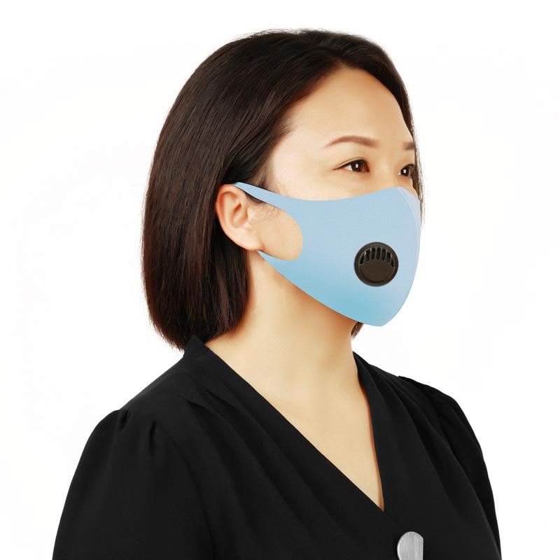 Buy Men Women Washable Breathable Protective Mask with Breathing Valve ...