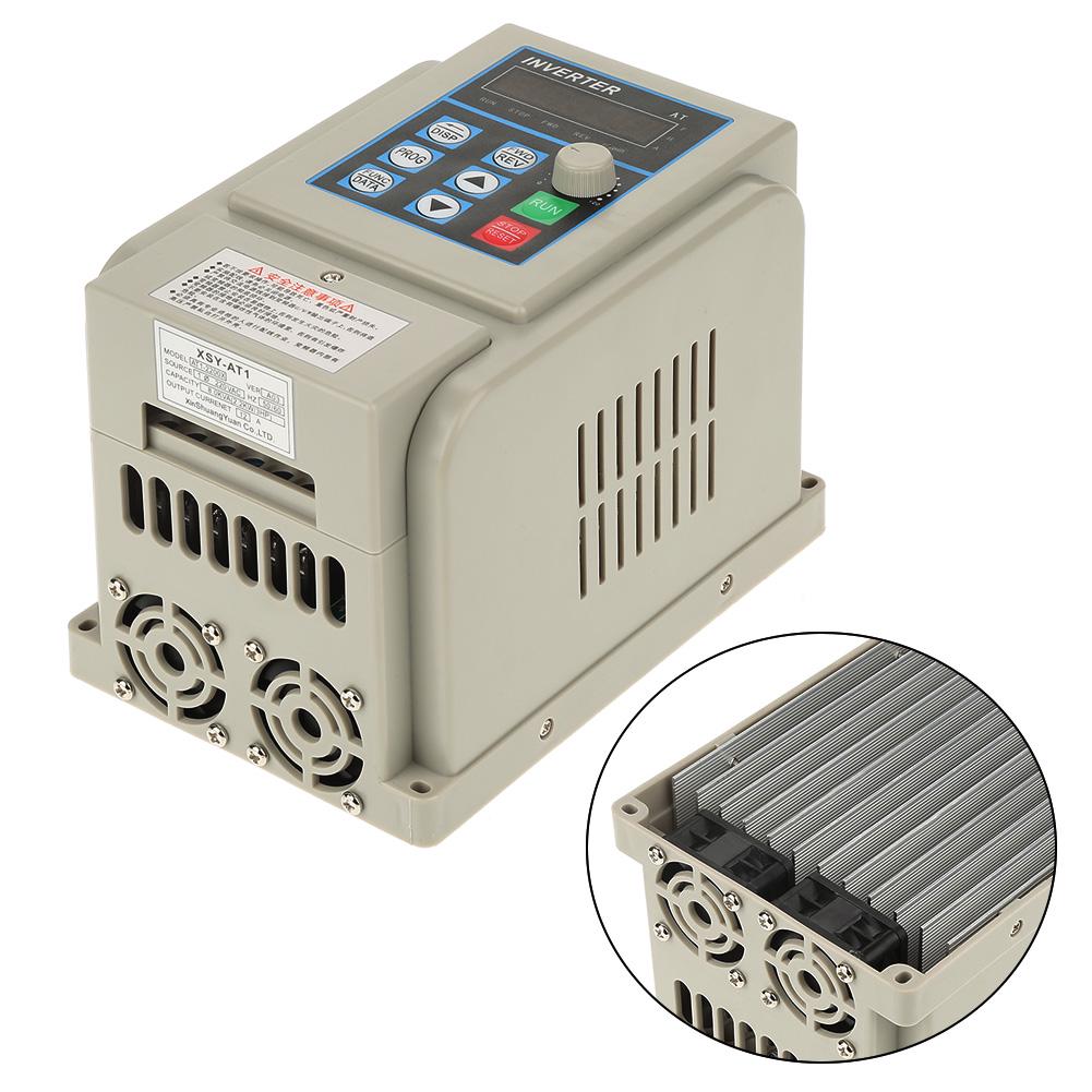Buy 220VAC Single-phase Variable Frequency Drive VFD Speed Controller for 3-phase 2.2kW AC Motor ...