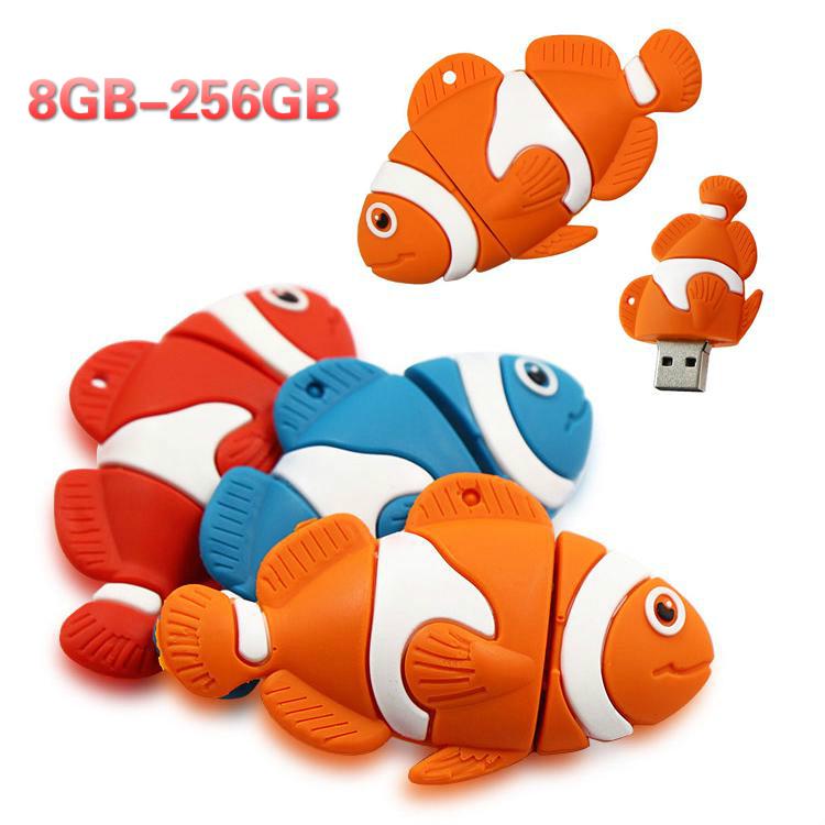 Buy USB Flash Drive Cartoon Pen Drive Memory Stick Disk Key Fishing at ...