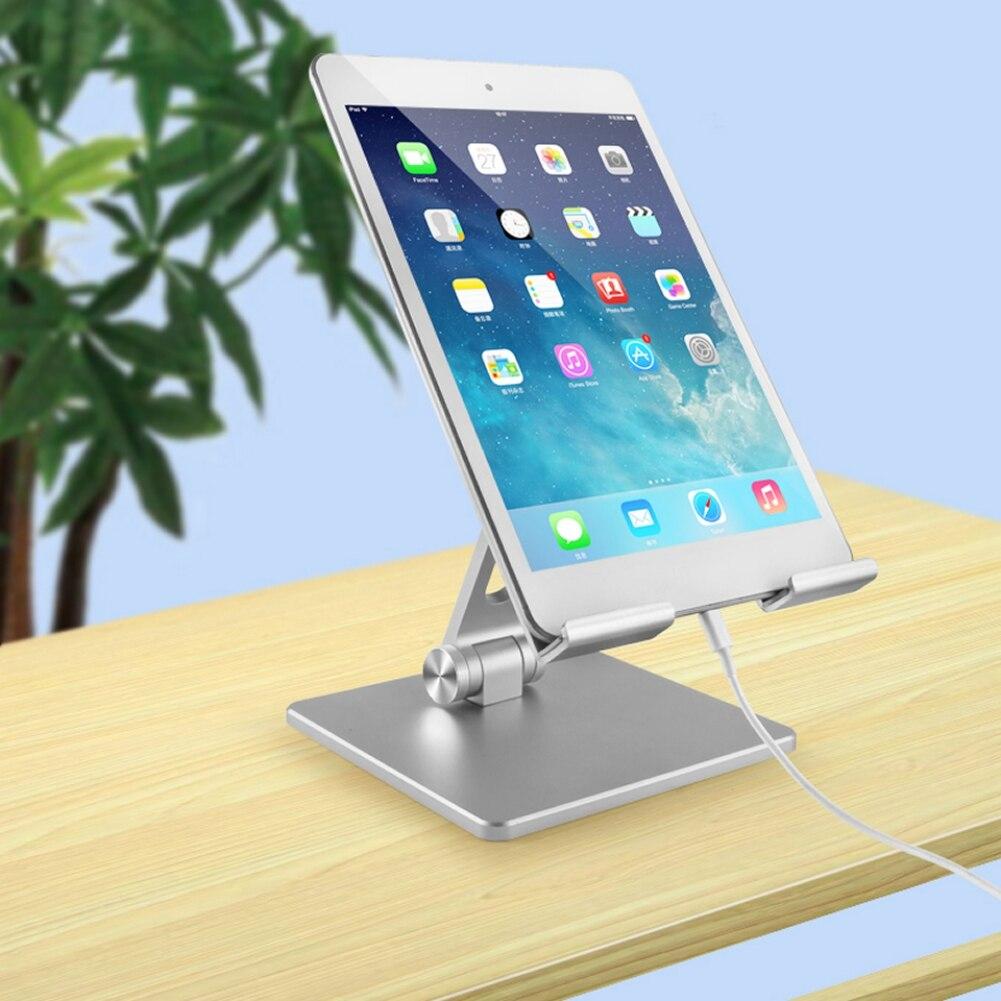 Buy Tablet Stand Desktop Adjustable Stand Foldable Holder Dock Cradle ...