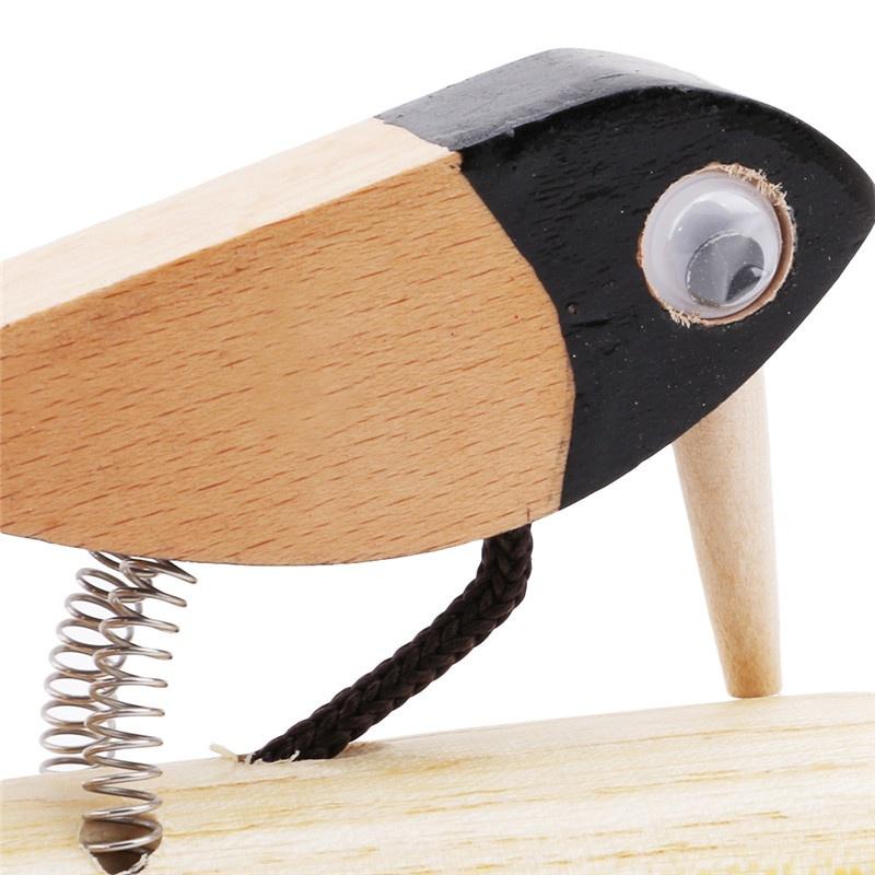 Buy Kids Natural Wooden Traditional Bird Rattles Clappers Castanets ...