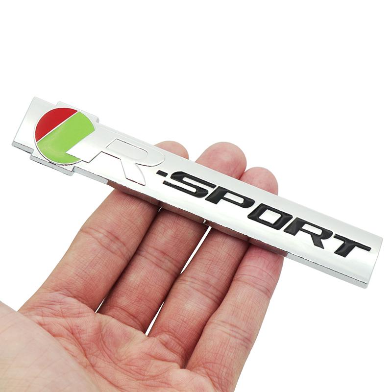 Buy 3D Metal R SPORT Car Rear Side Wing Emblem Badge Car Sticker for ...