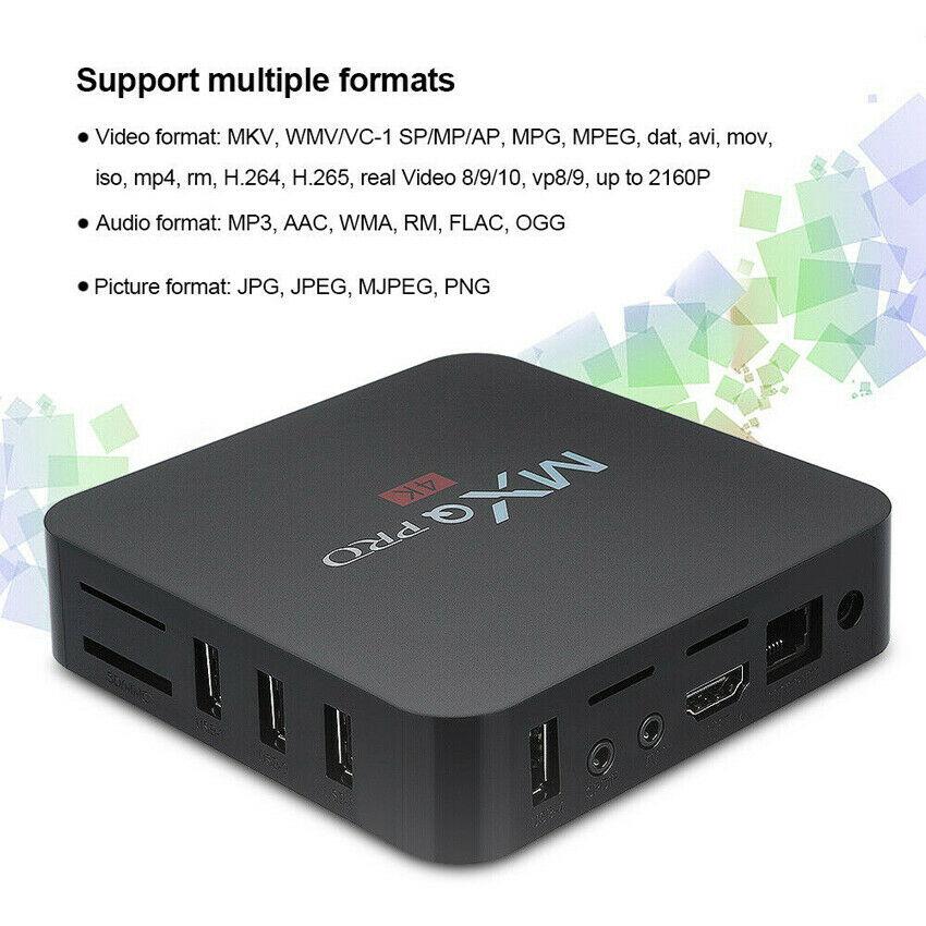 Buy MXQ PRO Quad Core Android 7.1 Smart TV Box 1+8GB HDMI WIFI 4K Media ...
