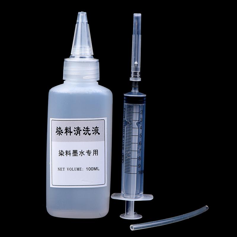Buy 100Ml Printhead Dye Ink Cleaning Fluid Cleaning Liquid Cleaning ...