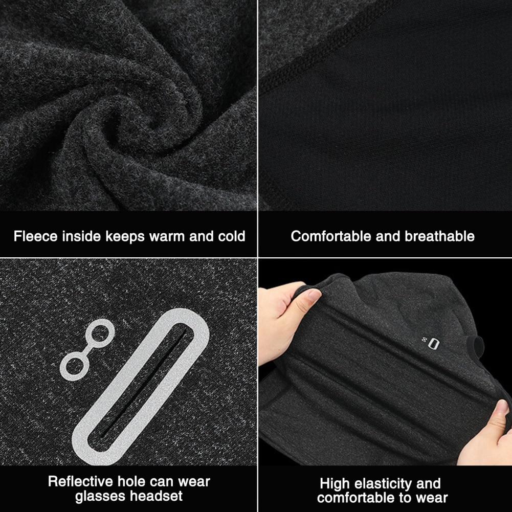 Buy Windproof Full Head Cycling Fleece Hat Thermal Headgear Face Cover ...