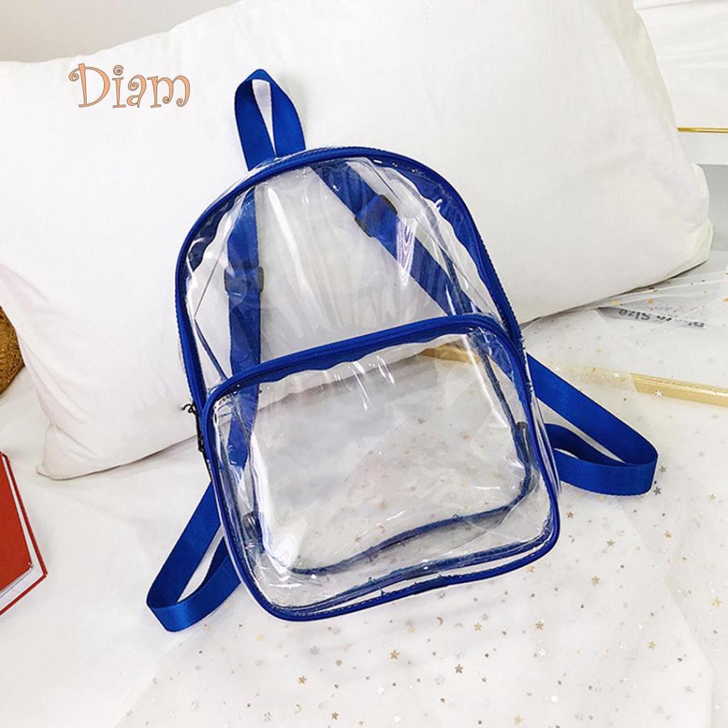 Buy Dilara Female Waterproof Transparent Backpack Beach Jelly Small Bag ...