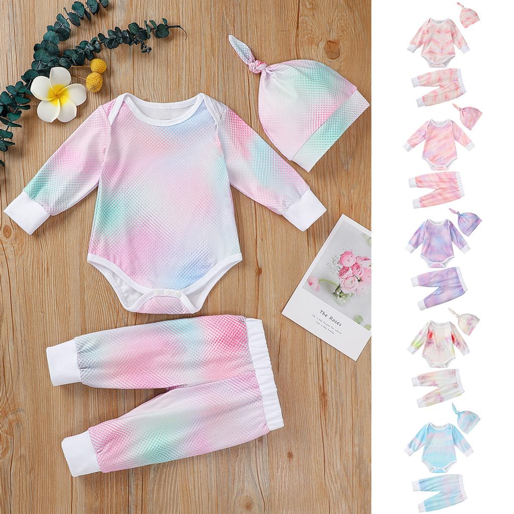 [HO] Newborn Infant Baby Girls Rainbow Merfolk Print Romper Bodysuit ...