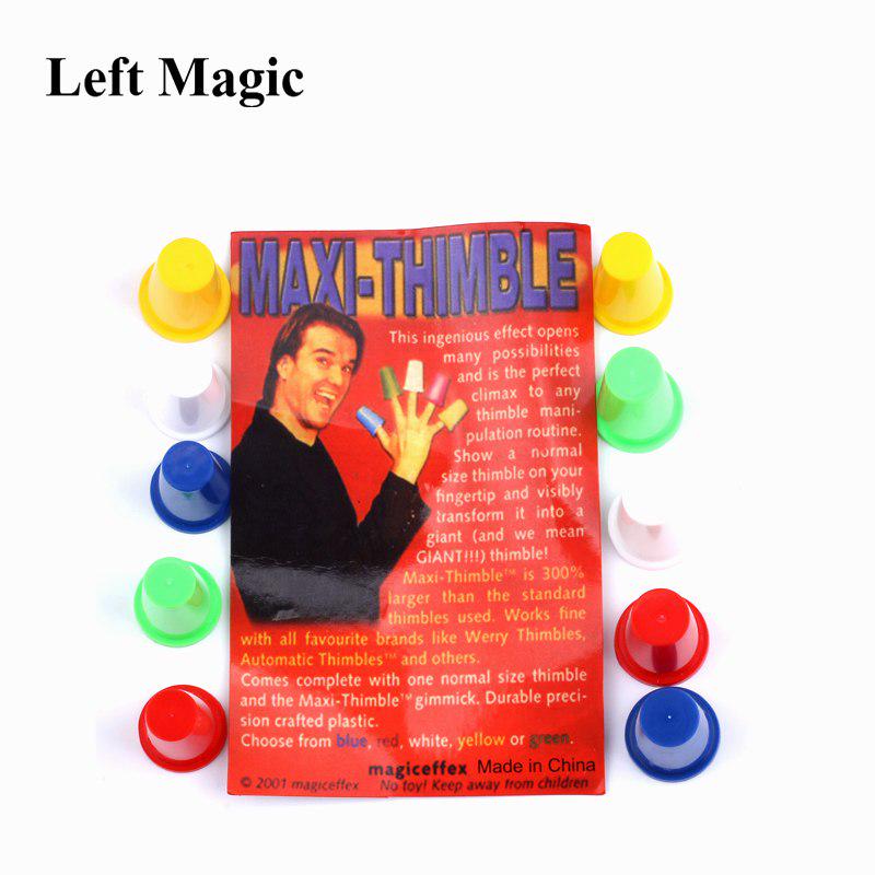 Magic fingertip finger stall colorful thimble magic tricks cups prop ...