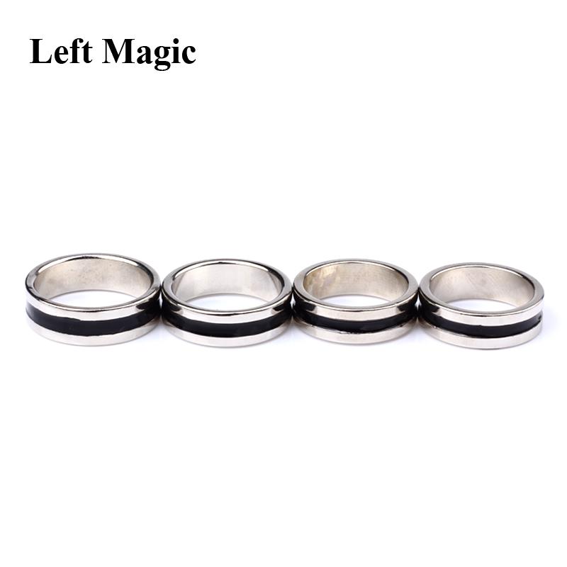 Buy Black Circle Pk Ring Magic Tricks Strong Magnetic Magnet Ring Coin ...