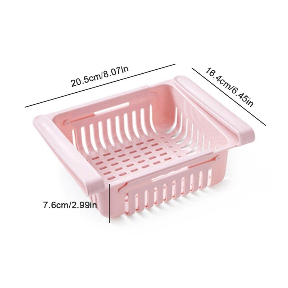 Cheap Refrigerator Storage Box Retractable Drawer Type for Fridge Shelf ...