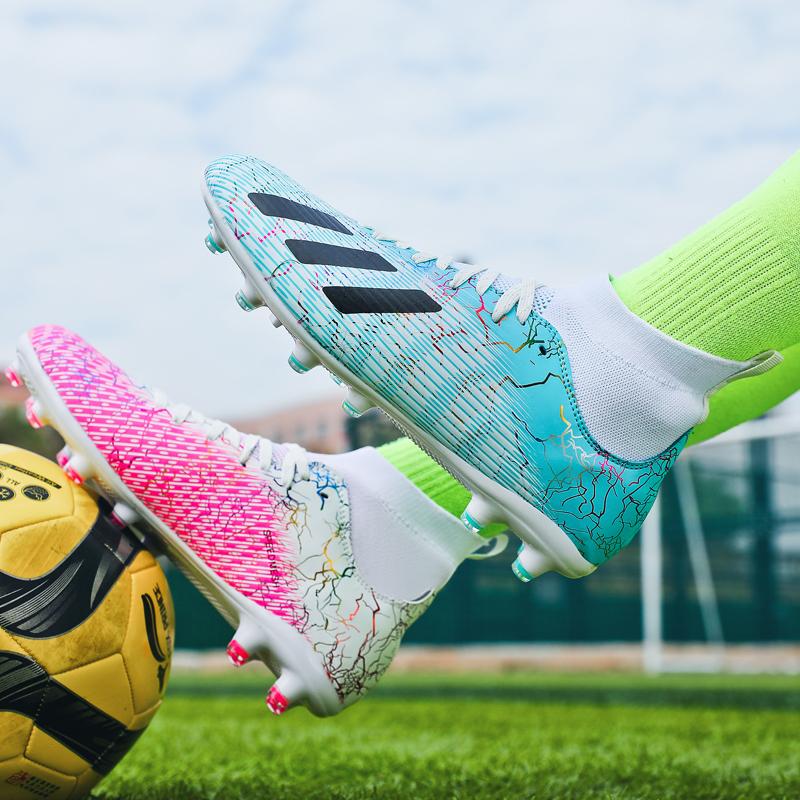 Buy New Fashion Unisex Soccer Shoes Football Cleats Soccer Ankle Boots ...