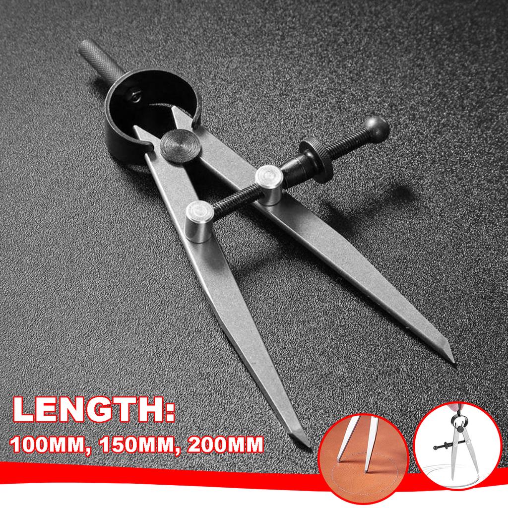 Buy 4" 6" 8" Precision Spring Compass Caliper Divider Scriber Drawing ...