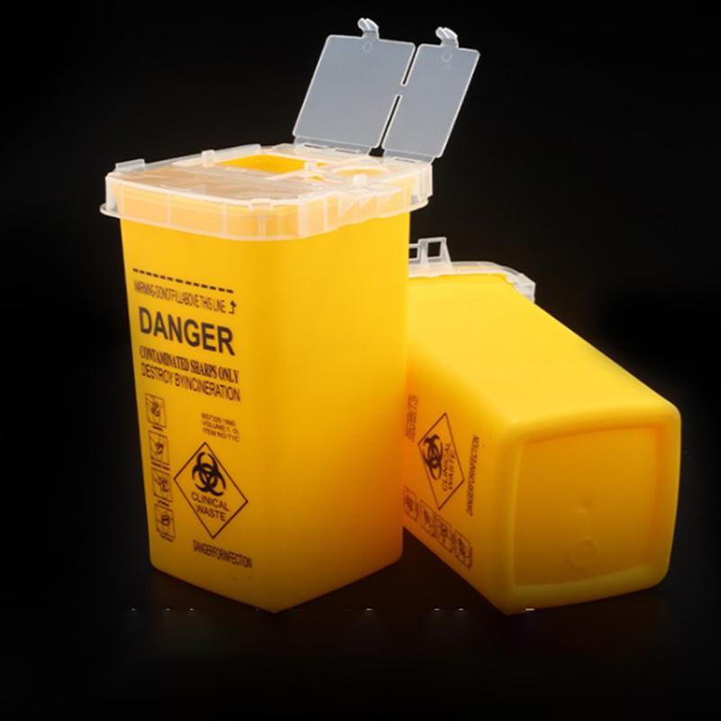 Buy Barbershop Disposable Blade Tattoo Needles Square Waste Storage Box ...