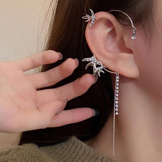 Buy 1Pc Elegant Lightweight Daily All Match Rhinestone Glitter Chic ...