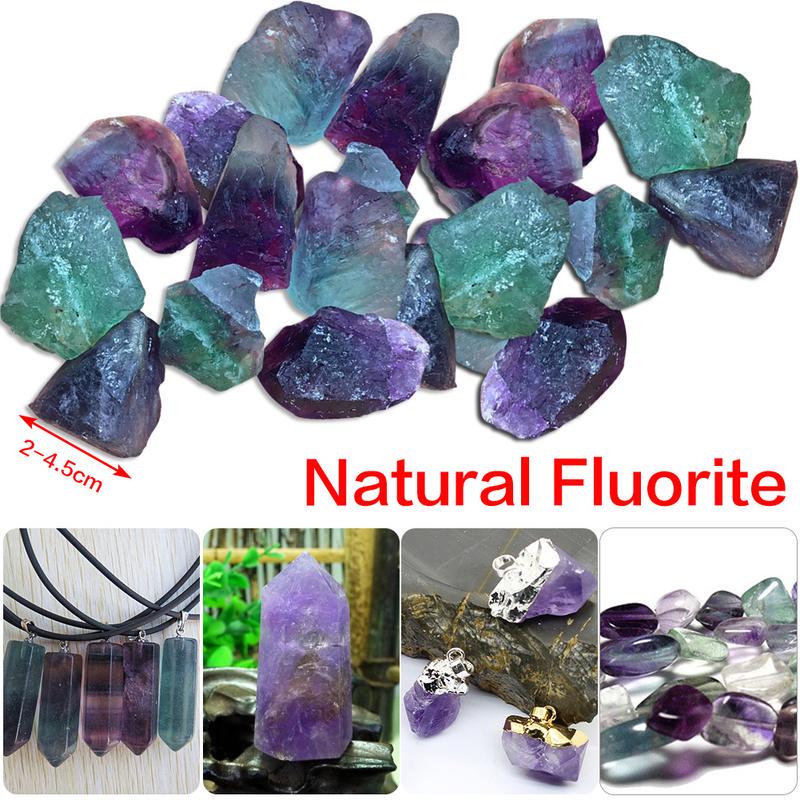 Buy 100g Natural Fluorite Quartz Crystal Stone Ornament Original Stone ...