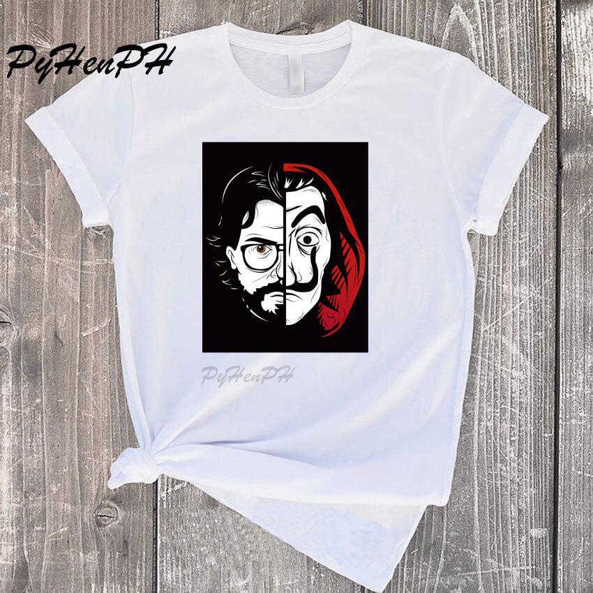 Buy La Casa De Papel Tshirt Women Money Heist Tees Tv Series T Shirt ...