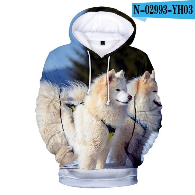 Cheap Samoyed Sweatshirt Children /Boys /Girls Autumn Winter Casual ...