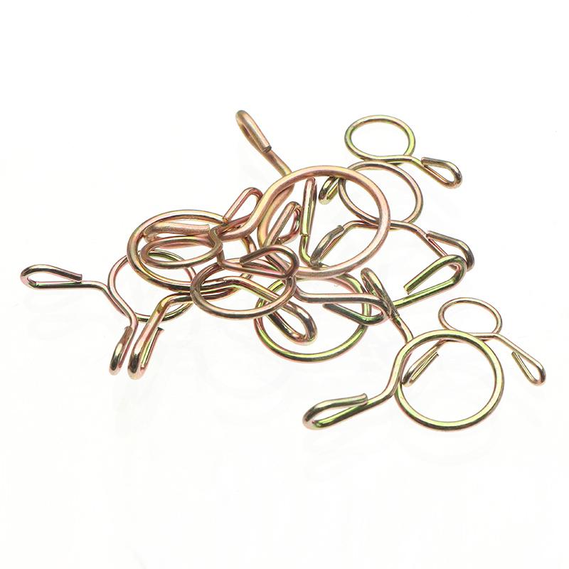 Cheap Mayitr 100Pcs 5-14mm Galvanized Steel Wire Spring Clip Water Hose ...