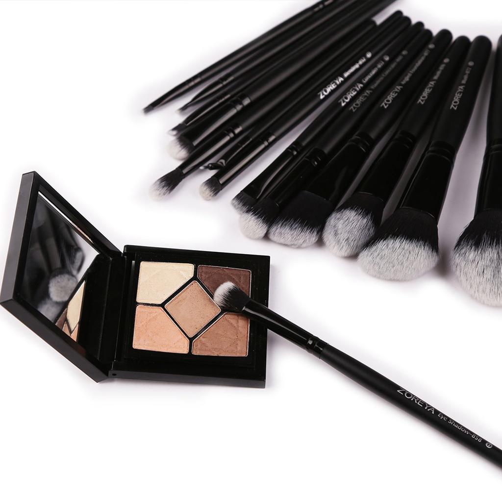 Pretty Girl ZOREYA Makeup Brush Set High End Professional Synthetic ...