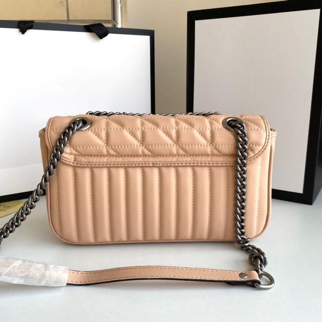 Cheap New Flip GG Single Shoulder Messenger Chain Double G Women's Bag ...
