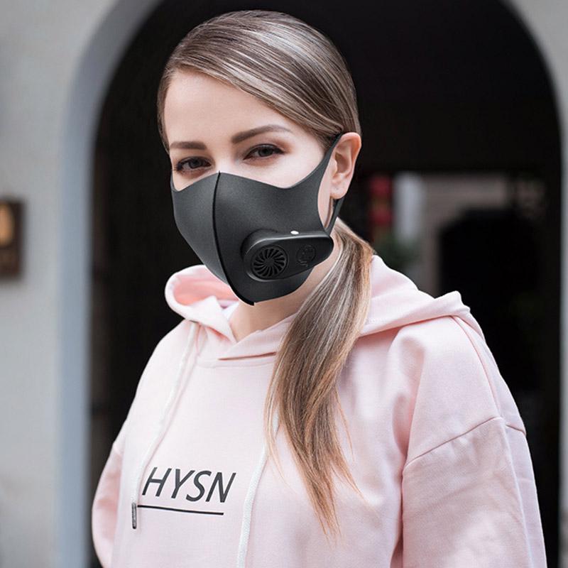 Pm2.5 Smart Electric Face Mask Air Purifying KN95 Anti Dust Pollution ...
