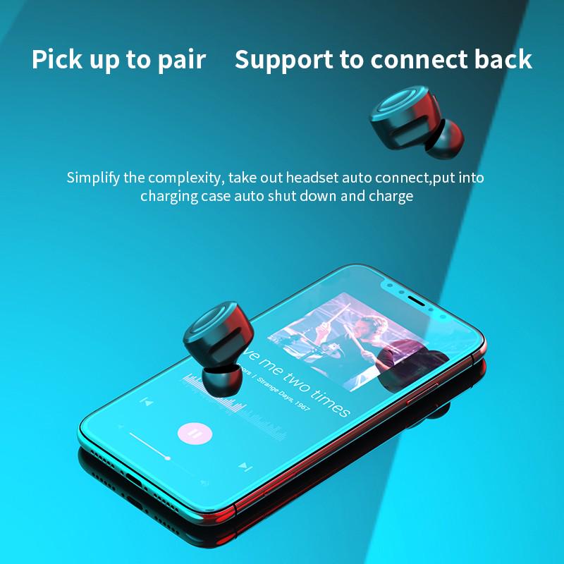 Buy LED Power Display TWS Earbuds Bluetooth 5.0 Shocking Sound Clear ...