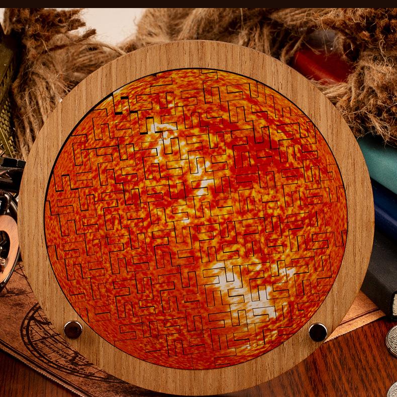 Buy Sun 3D Wooden Puzzle Toys Brain Tease Jigsaw Puzzle Toys Board ...