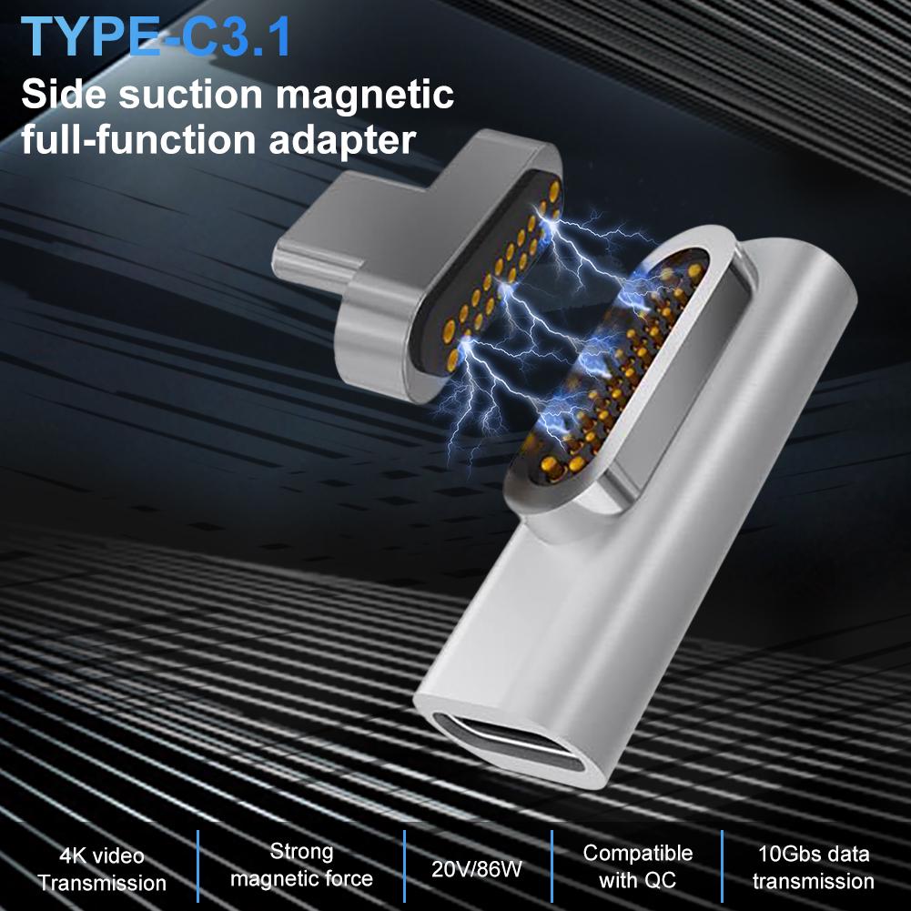 Buy USB C Magnetic Adapter 20Pins Magnetic to USB C 3.1 Converter ...