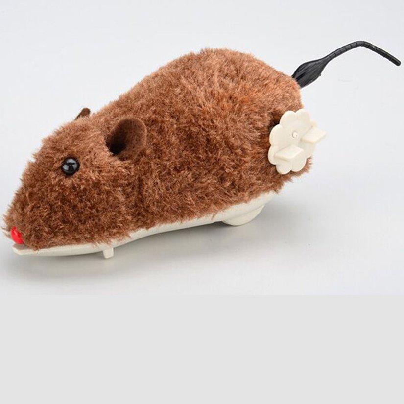 Buy Amber Baby Pet Toys Clockwork Plush Mice Can Dance And Bouncing ...