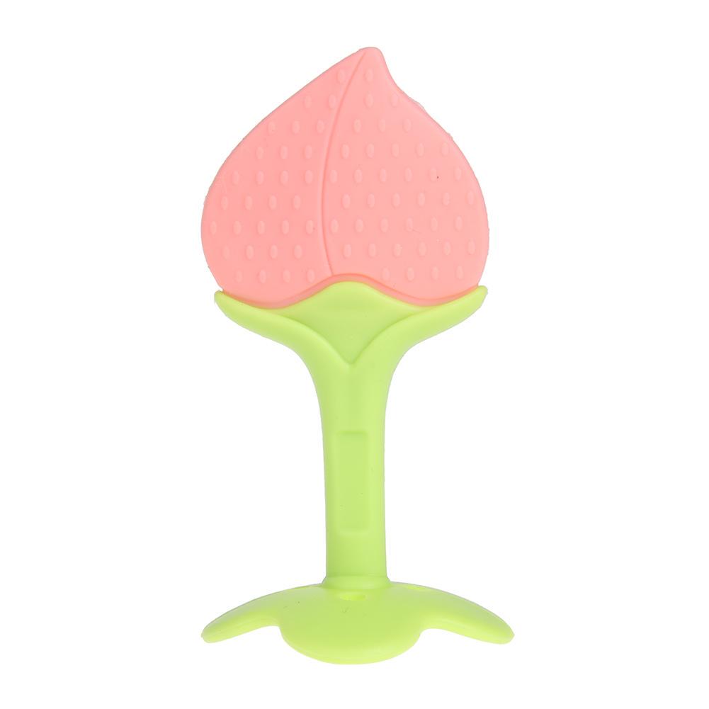 Baby Silicone Fruits Teether Tree Teethers Teeth Training Tool(Peach ...