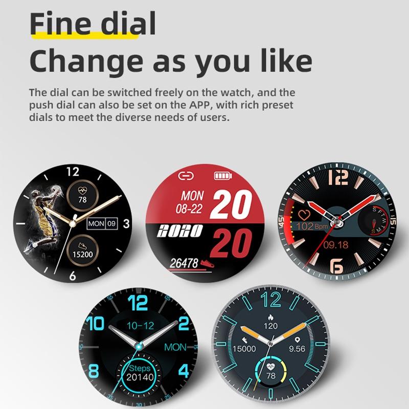 Buy 2021New T23 Blutooth Smart Watch Body Temperature Fitness Tracker ...