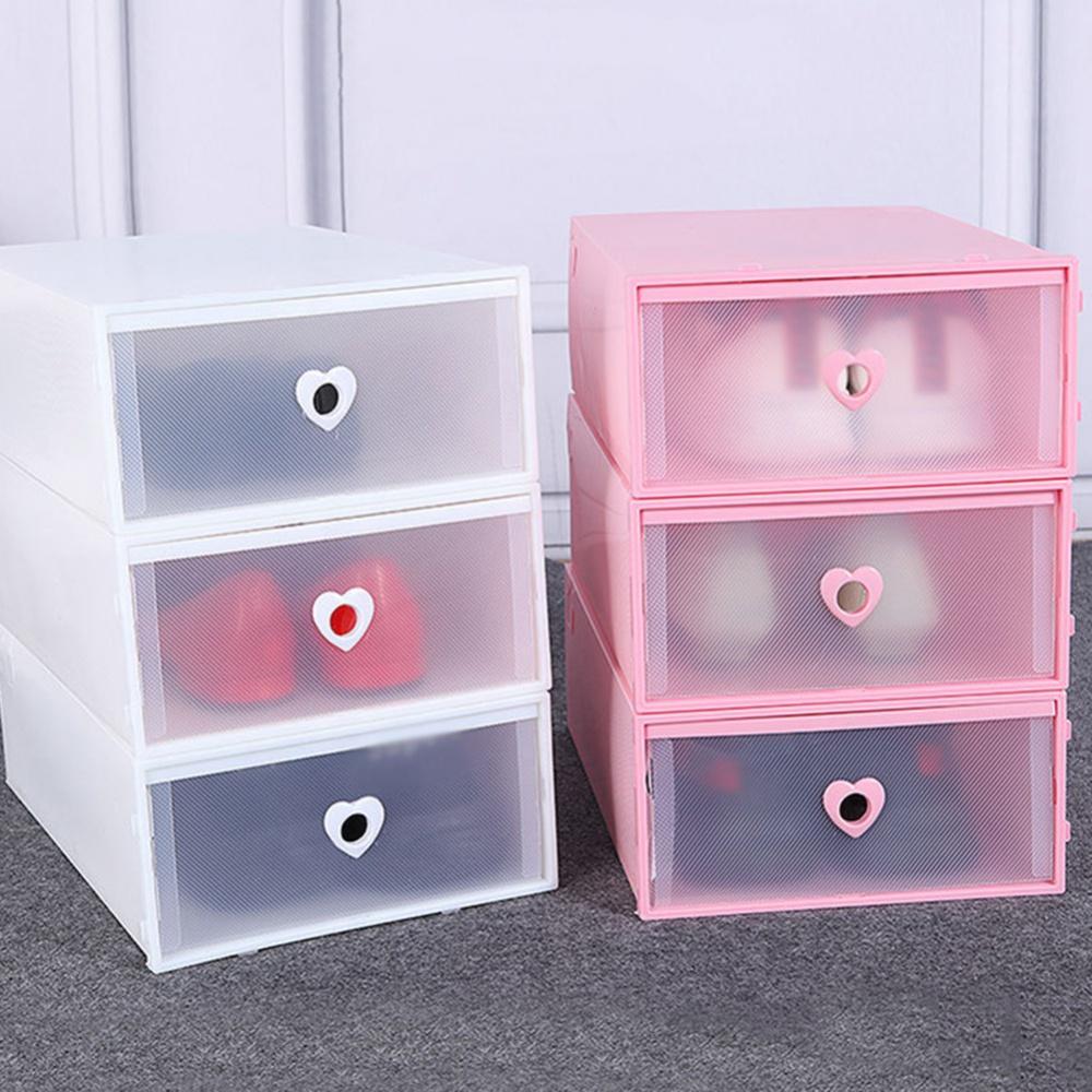 Buy Shoe Box Drawer Plastic Shoe Storage Box Dust-proof Multifunctional ...