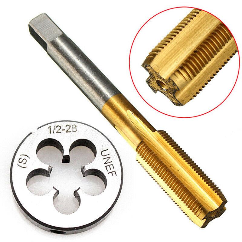 Coated HSS Right Hand Mechanical Tapping 1/2-28 TPI UNEF Tap&Die ...