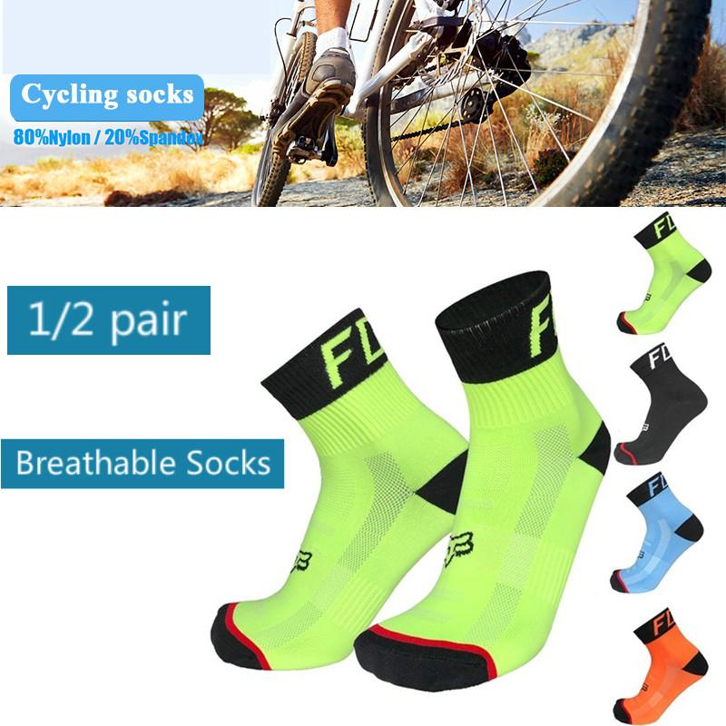 Sports Cycling Socks Men Women Breathable Outdoor Basketball Socks ...