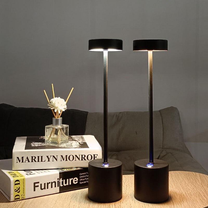 Buy Cordless Table Lamp LED Wireless Rechargeable Night Light Room ...