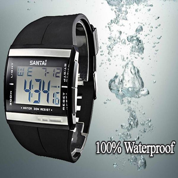 Buy Waterproof Digital Watch Watches Fashion LED Watch SanTai 2506 ...