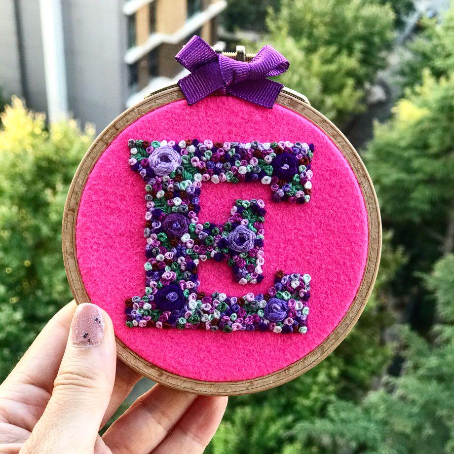 Buy Handmade E Monogram at affordable prices — free shipping, real ...