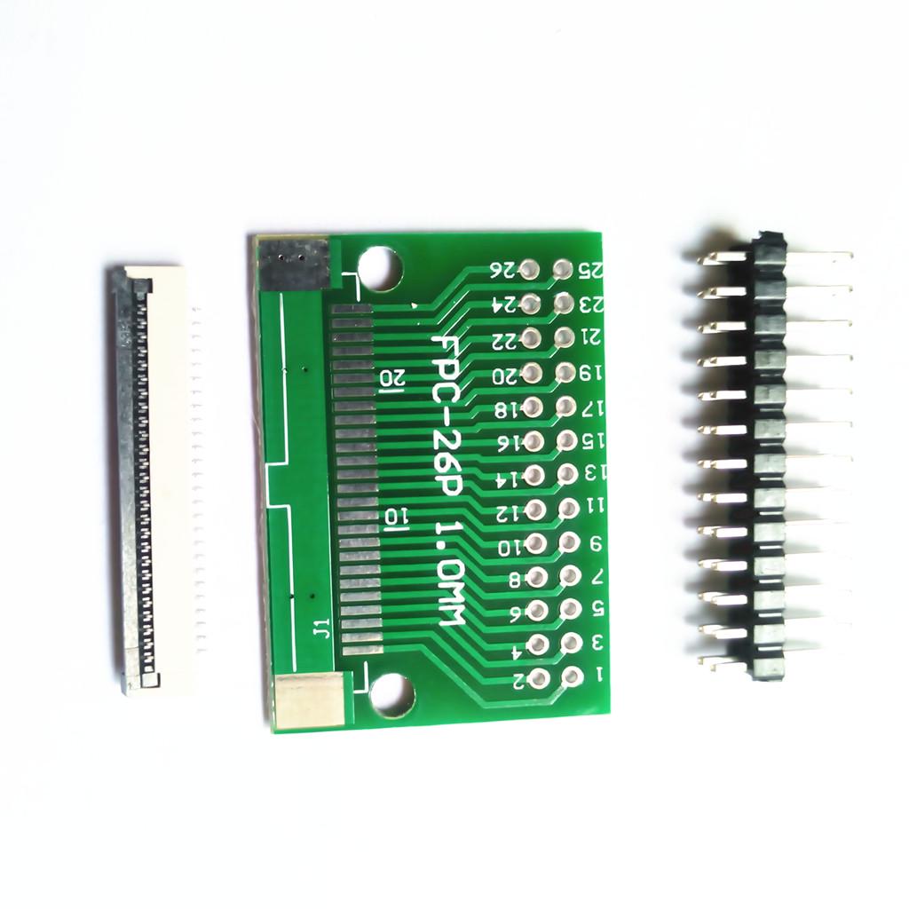 Transfer Board FFC Turning 2.54 Inserting with 1mm Spacing FPC 8 PIN ...