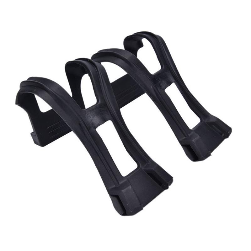 Buy Dual Purpose Toe Clip Bicycle Bike Pedals Flat with Toeclips and ...