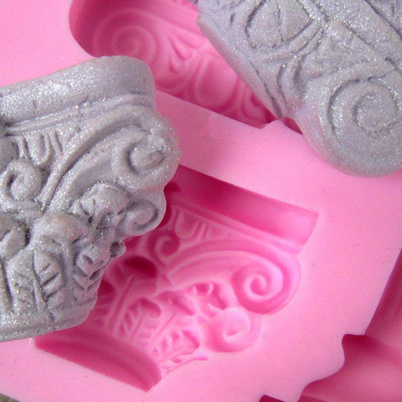 Buy 1 Pc Roman Column And Relief Fondant Cake Molds Chocolate Mould ...
