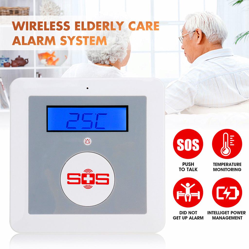 Buy Wireless Home Safety Alarm Alert Call System For Patient Helper ...