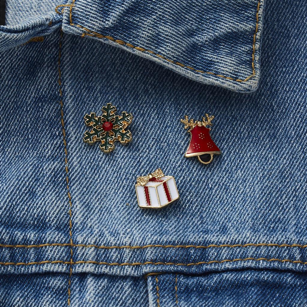 Cheap 3pcs/set Merry Christmas Brooches Christmas Socks Christmas Tree ...